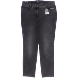 Ulla Popken Damen Jeans, schwarz, Gr. 48