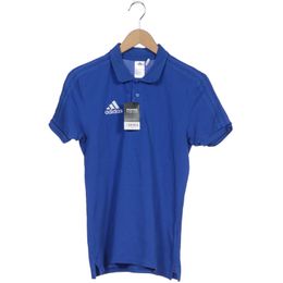 Adidas Herren Poloshirt, blau, Gr. 46