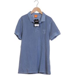 BOSS Orange Herren Poloshirt, blau, Gr. 48