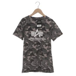 Alpha Industries Herren T-Shirt, grau, Gr. 46