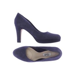 Clarks Damen Pumps, marineblau, Gr. 39.5