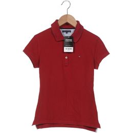 Tommy Hilfiger Damen Poloshirt, rot, Gr. 36