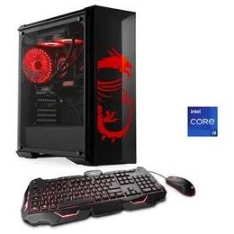 CSL Gaming-PC "HydroX V29581 MSI Dragon Advanced Edition" Computer Gr. Microsoft Windows 11 Home (64 Bit), 32 GB RAM 1000 GB SSD, schwarz