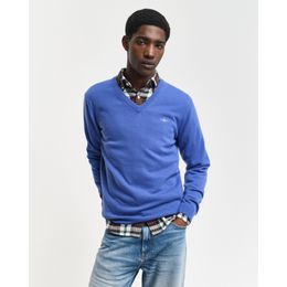 Gant Superfine Lambswool V-Neck Pullover