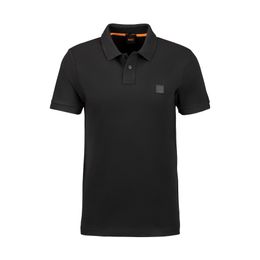 Poloshirt BOSS Orange "Passenger" Gr. S, schwarz (001_black) Herren Shirts mit Polokragen