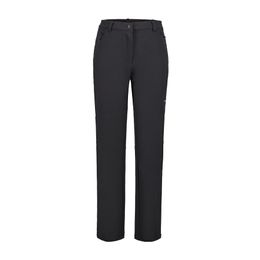 Outdoorhose Icepeak "Icepeak BEELITZ" Gr. 46, N-Gr, schwarz (black) Damen Hosen mit geradem Bein