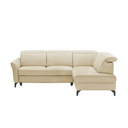 U.N.O uno Ecksofa Basel ¦ beige ¦ Maße (cm): B: 243 H: 100 T: 200