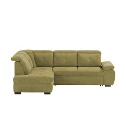 Smart Ecksofa Tamara ¦ grün ¦ Maße (cm): B: 252 H: 90 T: 192