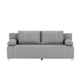 Höffner Schlafsofa Pat ¦ grau ¦ Maße (cm): B: 193 H: 83 T: 90