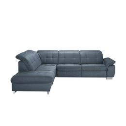 Lounge Collection Ecksofa Inka ¦ blau ¦ Maße (cm): B: 295 H: 85 T: 2