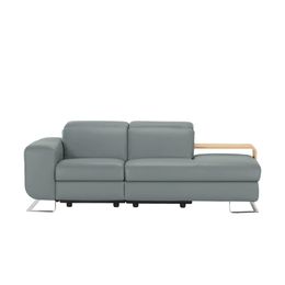 JOOP! Ledersofa 8151 ¦ blau ¦ Maße (cm): B: 211 H: 74 T: 111