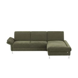 Höffner Ecksofa Diva Lounge Vital ¦ grün ¦ Maße (cm): B: 265 H: 85 T: 205