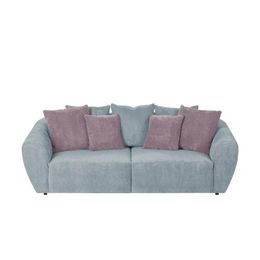 Smart Big Sofa Savita ¦ grün ¦ Maße (cm): B: 250 H: 81 T: 106