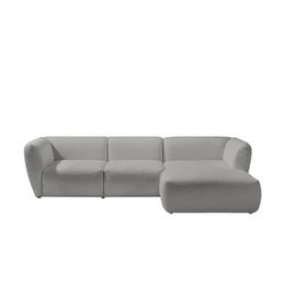 switch Ecksofa in Bouclé Candelo ¦ grau ¦ Maße (cm): B: 306 H: 75 T: