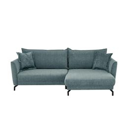 bobb Ecksofa Yolanda ¦ blau ¦ Maße (cm): B: 257 H: 94 T: 174