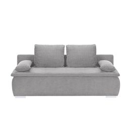 Smart Schlafsofa Leonie ¦ grau ¦ Maße (cm): B: 198 H: 92 T: 90