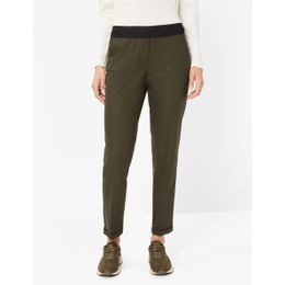 Brax Damen Hose Style MARON S, Khaki, Gr. 48K