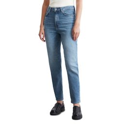 Marc O'Polo Relax-fit-Jeans MARC O'POLO "aus Organic Cotton-Hanf-Mix" Gr. 25 32, Länge 32, blau Damen Jeans