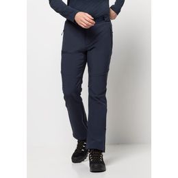 Softshellhose Jack Wolfskin "STOLLBERG PANTS M" Gr. 48, Normalgrößen, blau (night, blue) Herren Hosen