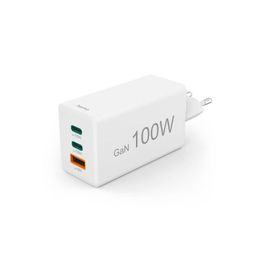 Hama Chager 2x USB-C 1x USB-A GaN 100W White