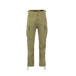 Cargohose Alpha Industries "Alpha Industries Men - Pants Squad Pant" Gr. 32, Normalgrößen, grün (olive) Herren Hosen