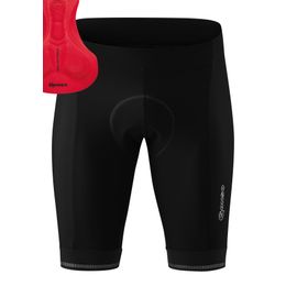 Fahrradhose Gonso "SITIVO M" Gr. 4XL, Normalgrößen, rot Herren Hosen Radhose mit innovativem Sitzpolsterkonzept