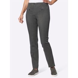 Bequeme Jeans COSMA Gr. 50, Normalgrößen, grau (grey, denim) Damen Jeans