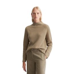 Marc O'Polo Strickpullover MARC O'POLO "aus Organic Cotton" Gr. XS, braun Damen Pullover