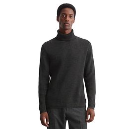 Marc O'Polo Rollkragenpullover MARC O'POLO "aus reiner Bio-Baumwolle" Gr. L, schwarz Herren Pullover