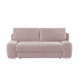 bobb Schlafsofa mit Boxspringpolsterung Viannie de Luxe ¦ rosa/pink