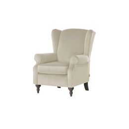 Höffner Ohrensessel Cozy ¦ beige ¦ Maße (cm): B: 83 H: 102 T: 87