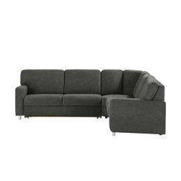 Smart Ecksofa Valencia ¦ schwarz ¦ Maße (cm): B: 266 H: 90 T: 236