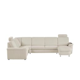 meinSofa Wohnlandschaft Mikrofaser Rita ¦ creme ¦ Maße (cm): B: 330 H