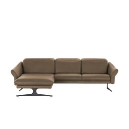 himolla Ecksofa aus Echtleder 1059 ¦ braun ¦ Maße (cm): B: 284 H: 83