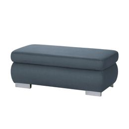 Lounge Collection XXL-Hocker Kathrin ¦ blau ¦ Maße (cm): B: 129 H: 4