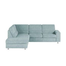 meinSofa Ecksofa Marc ¦ blau ¦ Maße (cm): B: 243 H: 85 T: 234