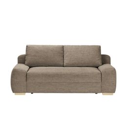 bobb Schlafsofa Eleny de Luxe II ¦ braun ¦ Maße (cm): B: 210 H: 96 T