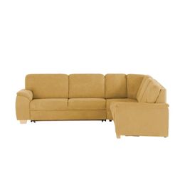 Smart Ecksofa Valencia ¦ gelb ¦ Maße (cm): B: 280 H: 90 T: 250