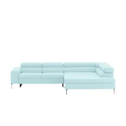 Gallery M Ecksofa Felicia ¦ blau ¦ Maße (cm): B: 309 H: 72 T: 215