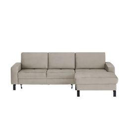 Höffner Ecksofa Coline Move ¦ grau ¦ Maße (cm): B: 258 H: 85 T: 185