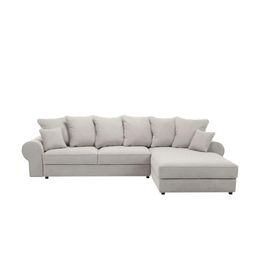 Höffner Ecksofa mit Schlaffunktion Ibbie ¦ beige ¦ Maße (cm): B: 320 H: 90 T: