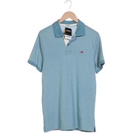 Hollister Herren Poloshirt, hellblau, Gr. 52