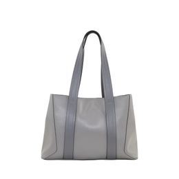 Tom Tailor Damen Manola Shopper, grau, Uni, Gr. ONESIZE