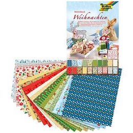 Folia Motivblock Weihnachten farbsortiert 270 g/qm 1 Block