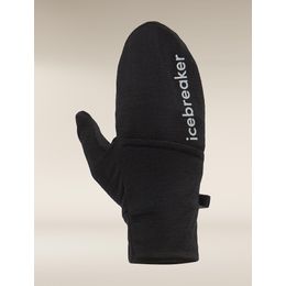 Icebreaker Merino 200 Convertible Mittens - Frau - Black - Größe L