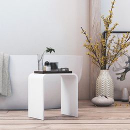 Steinberg Serie 430 Hocker aus Mineo Stone, wei&szlig;, 4307000W 4307000W