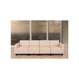 MCW Modular 4-Sitzer Sofa Couch Moncalieri ~ creme