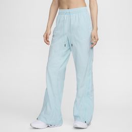 Nike Sportswear Collection Repel-Hose mit mittelhohem Bund und Reißverschluss (Damen) - Blau