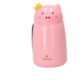 Chic.Mic Trinkflasche Kinder bioloco kids bottle Piglet Rosa