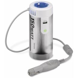 goobay Wechselrichter, 12V-/230V~, 150W USB, 2,4A